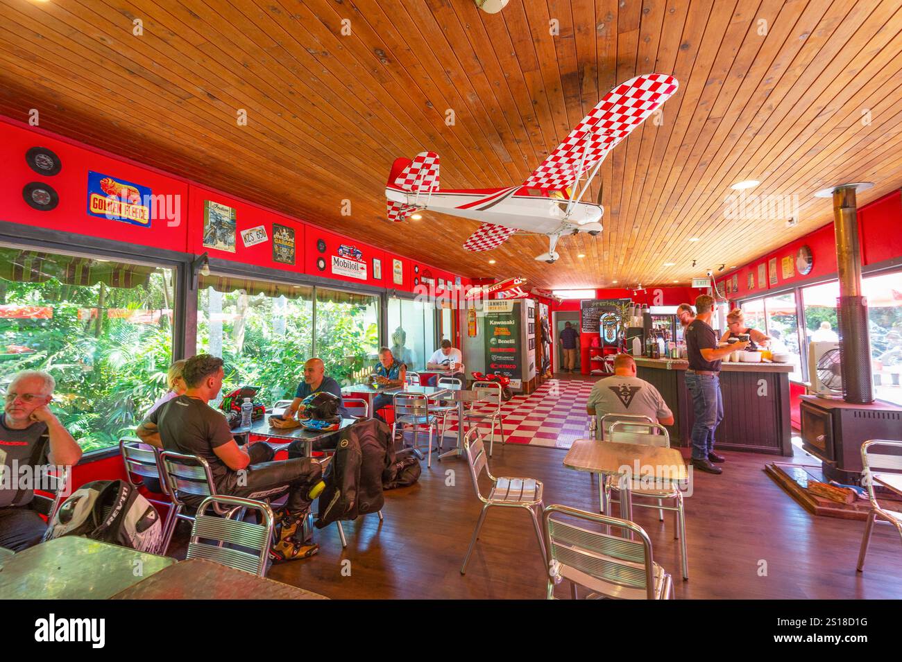 Interior of the Mount Glorious Café near Brisbane, Queensland, QLD ...