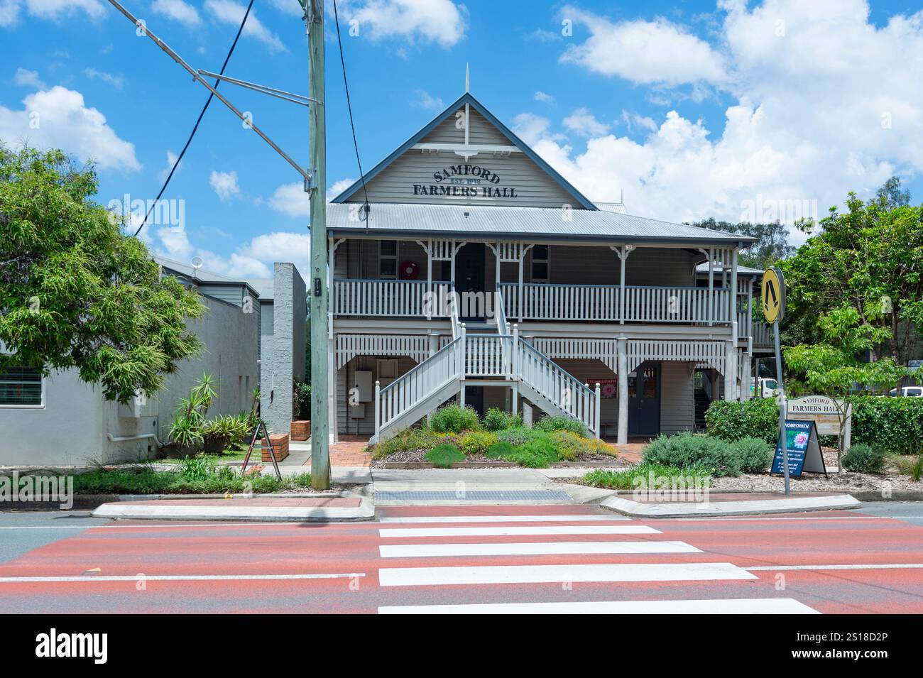 Old Samford Farmers Hall, established 1918, Stamford Village, Stamford ...