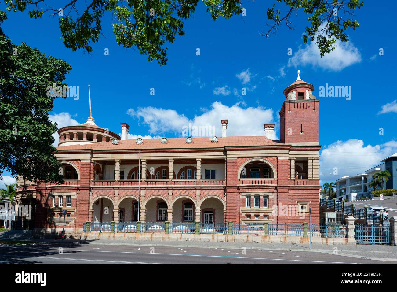 Former Townsville Customs House in colonial style, at the corner of ...