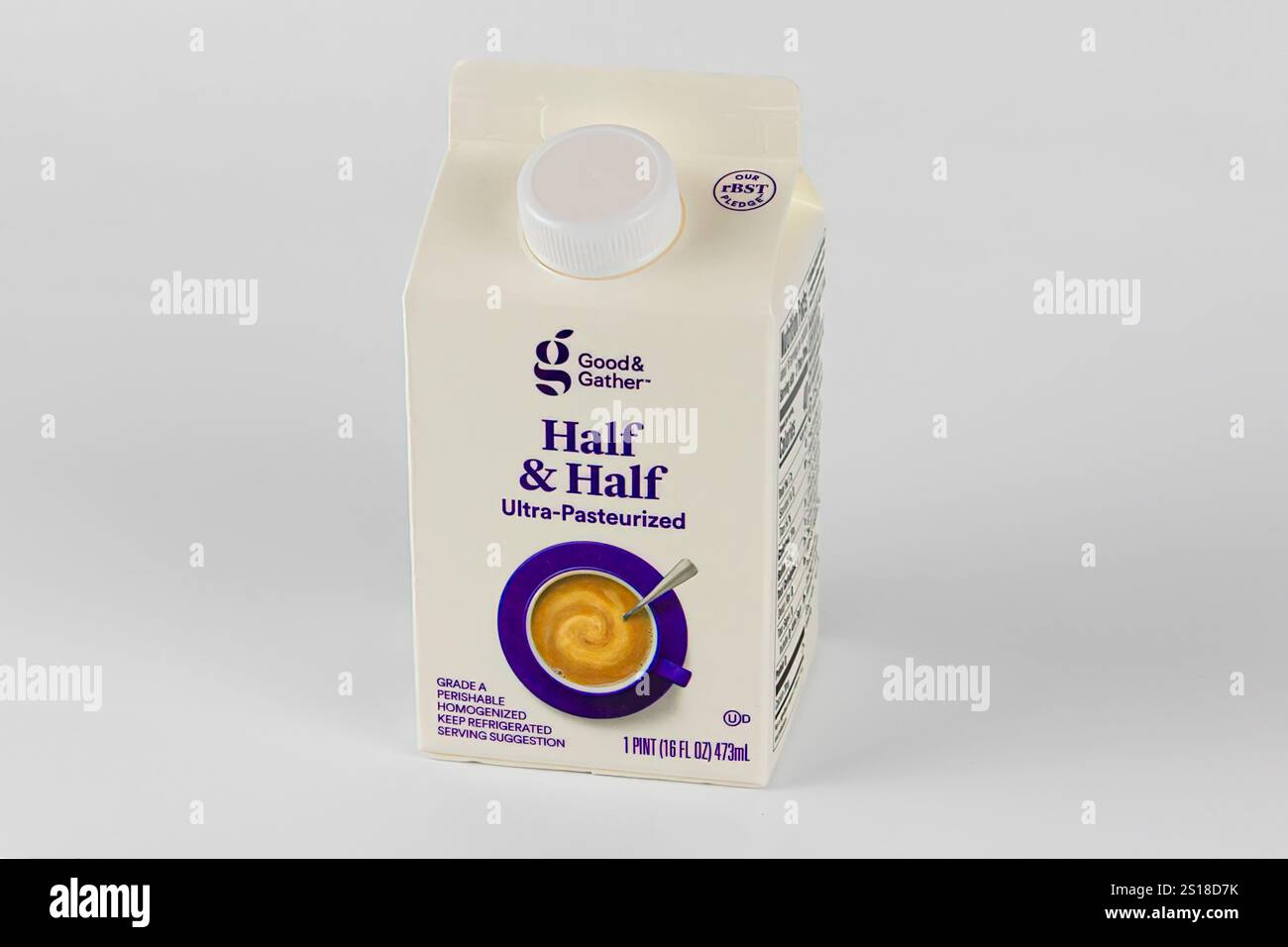 ST. PAUL, MN, USA JANUARY 1, 2025:Good and Gather Half and Half ...