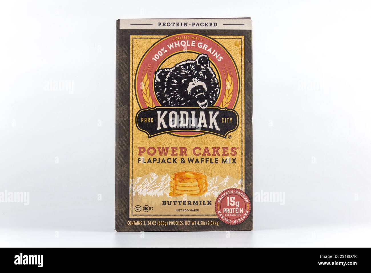 ST. PAUL, MN, USA JANUARY 1, 2025: Park City Kodiak Power Cakes ...