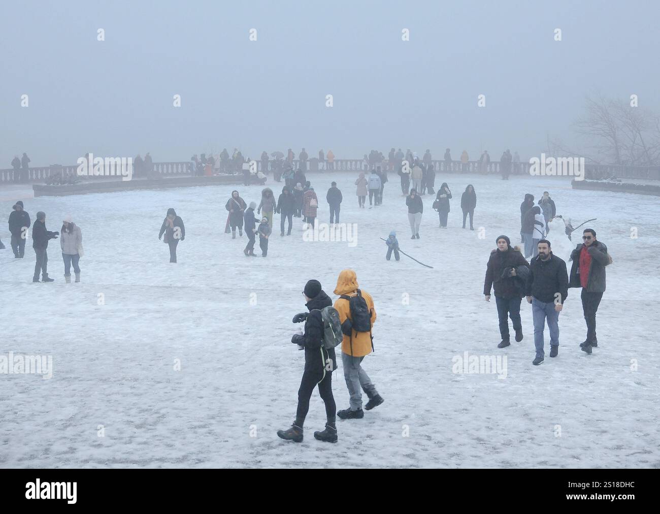 Montreal, Quebec, Canada. 1st Jan, 2025. On the first day of 2025 ...