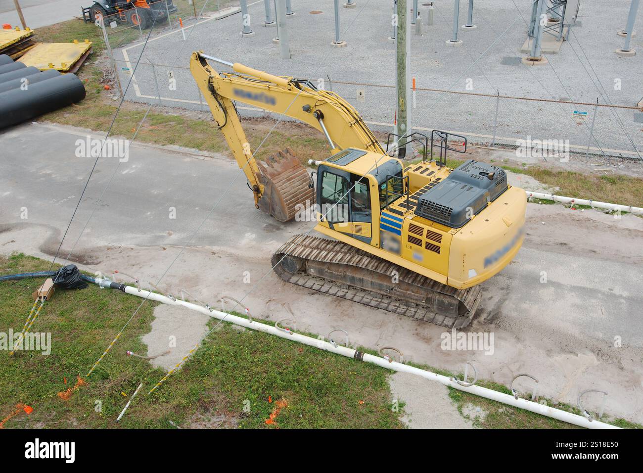 Edge of a substation hi-res stock photography and images - Alamy