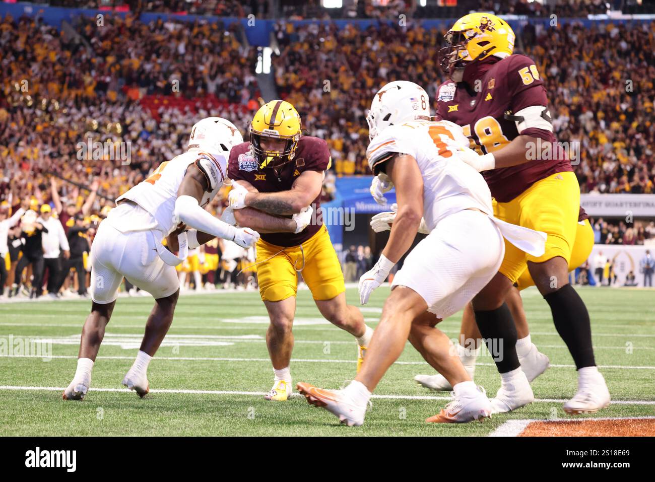 Atlanta, Georgia, USA. 1st Jan, 2025. Arizona State senior running back ...