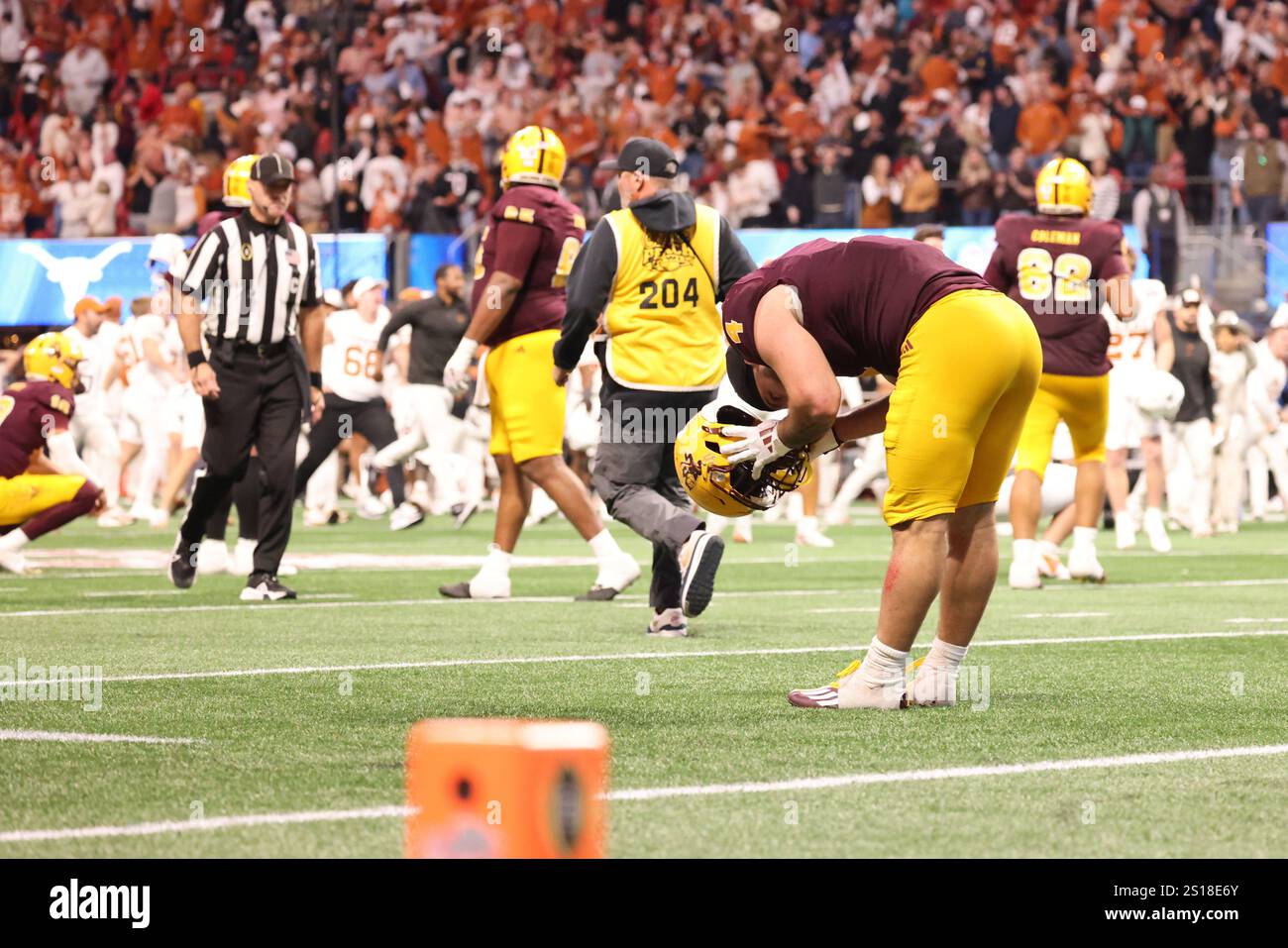 Atlanta, Georgia, USA. 1st Jan, 2025. Arizona State senior running back ...