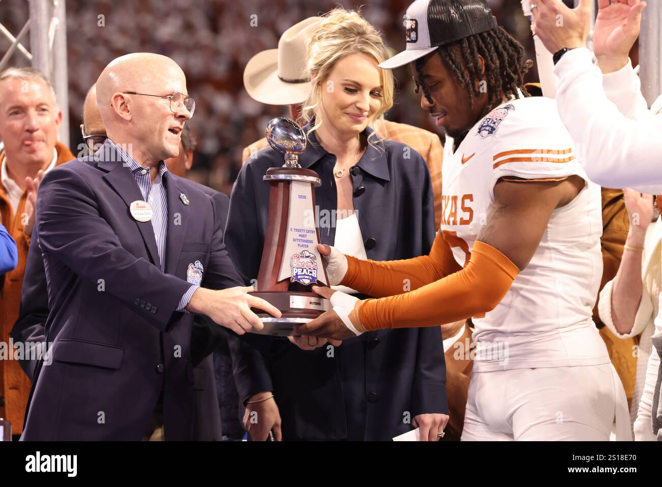 Atlanta, Georgia, USA. 1st Jan, 2025. Texas senior defensive back ...