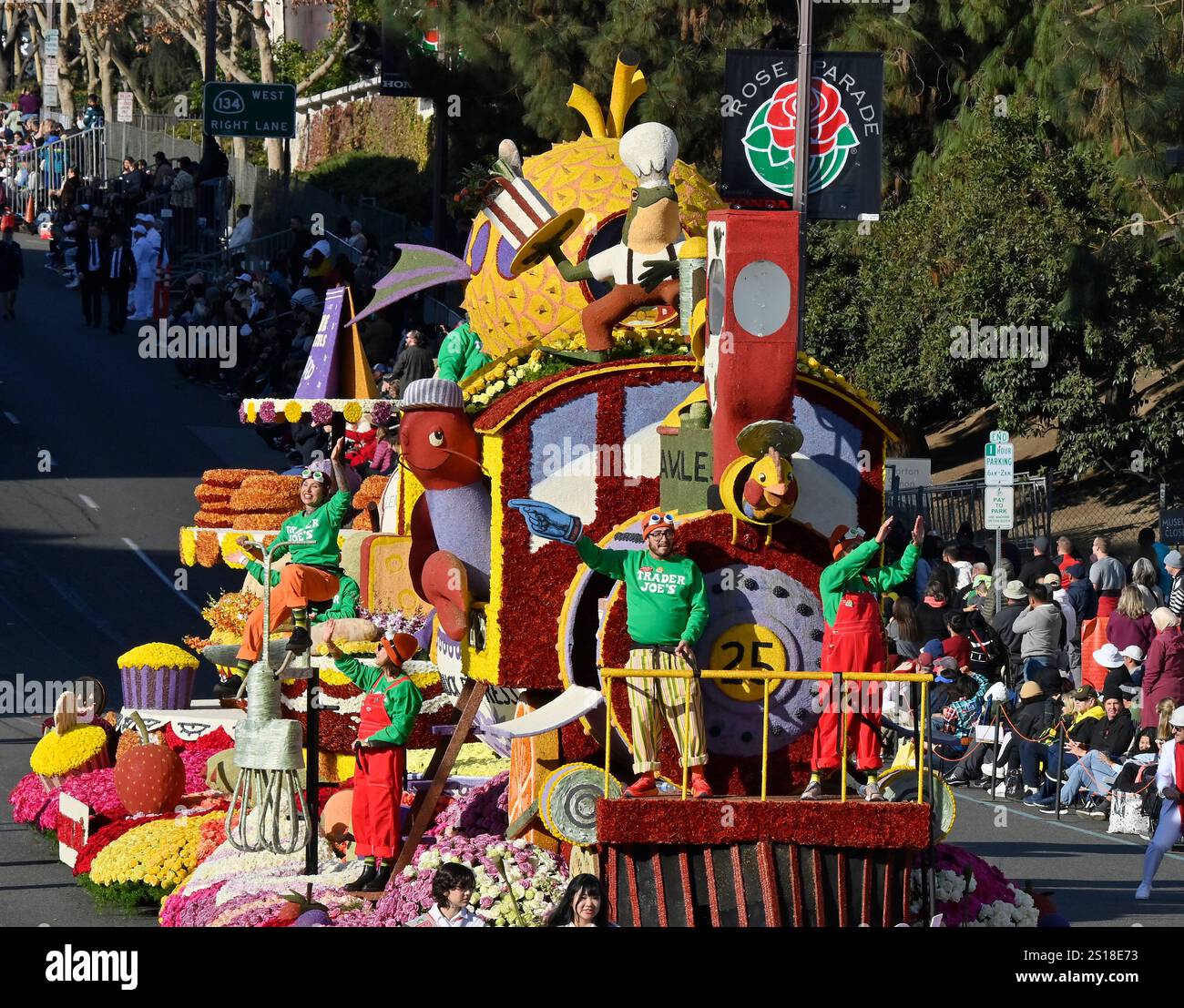 Pasadena, United States. 01st Jan, 2025. Trader Joe's "Here We Go ...