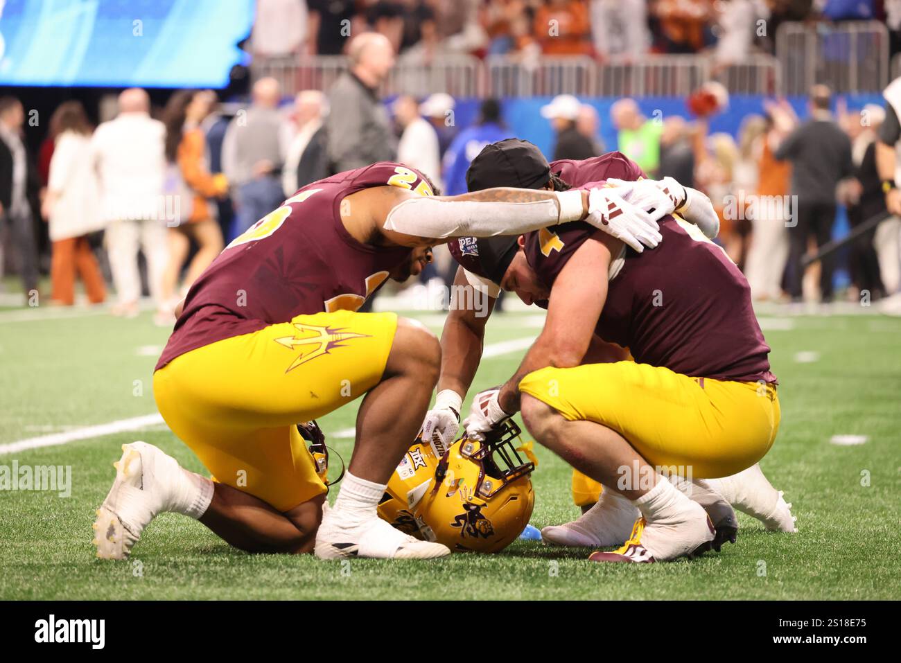 Sunnyvale, California, USA. 1st Jan, 2025. Arizona State senior running ...