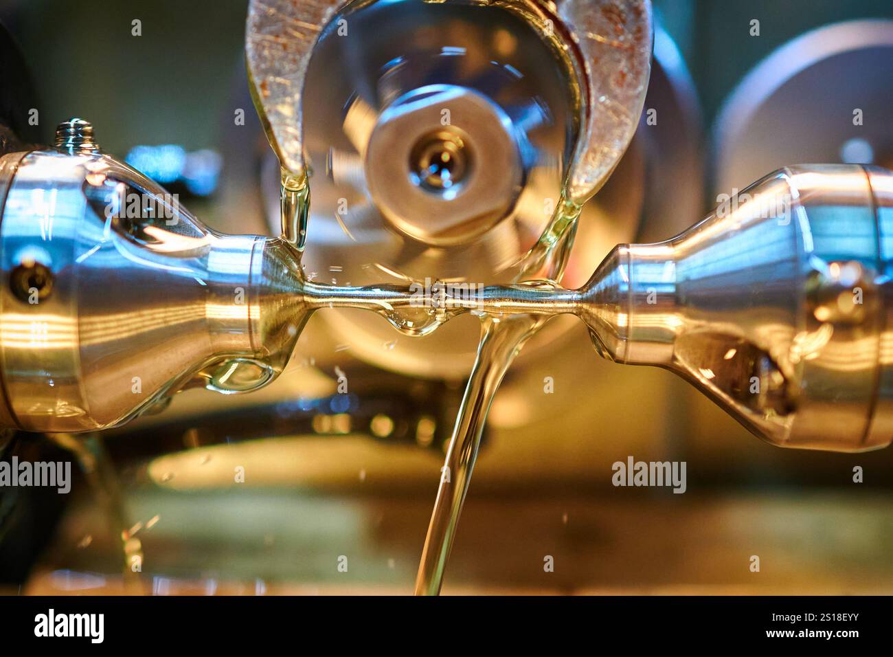 Precision lubrication during the intricate clockwork manufacturing ...