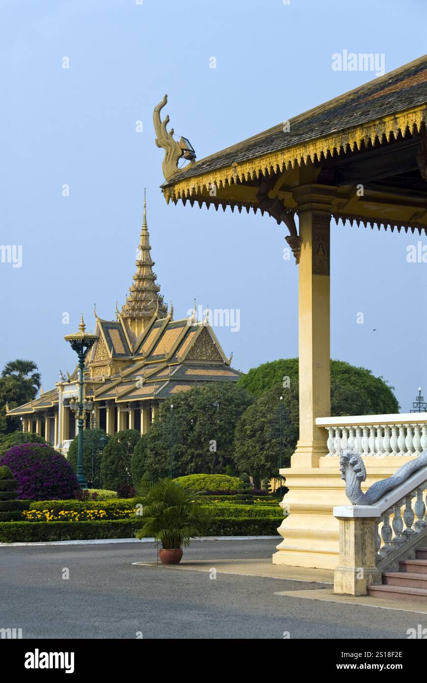 The Moonlight pavilion (background) and the Phochani Pavilion ...