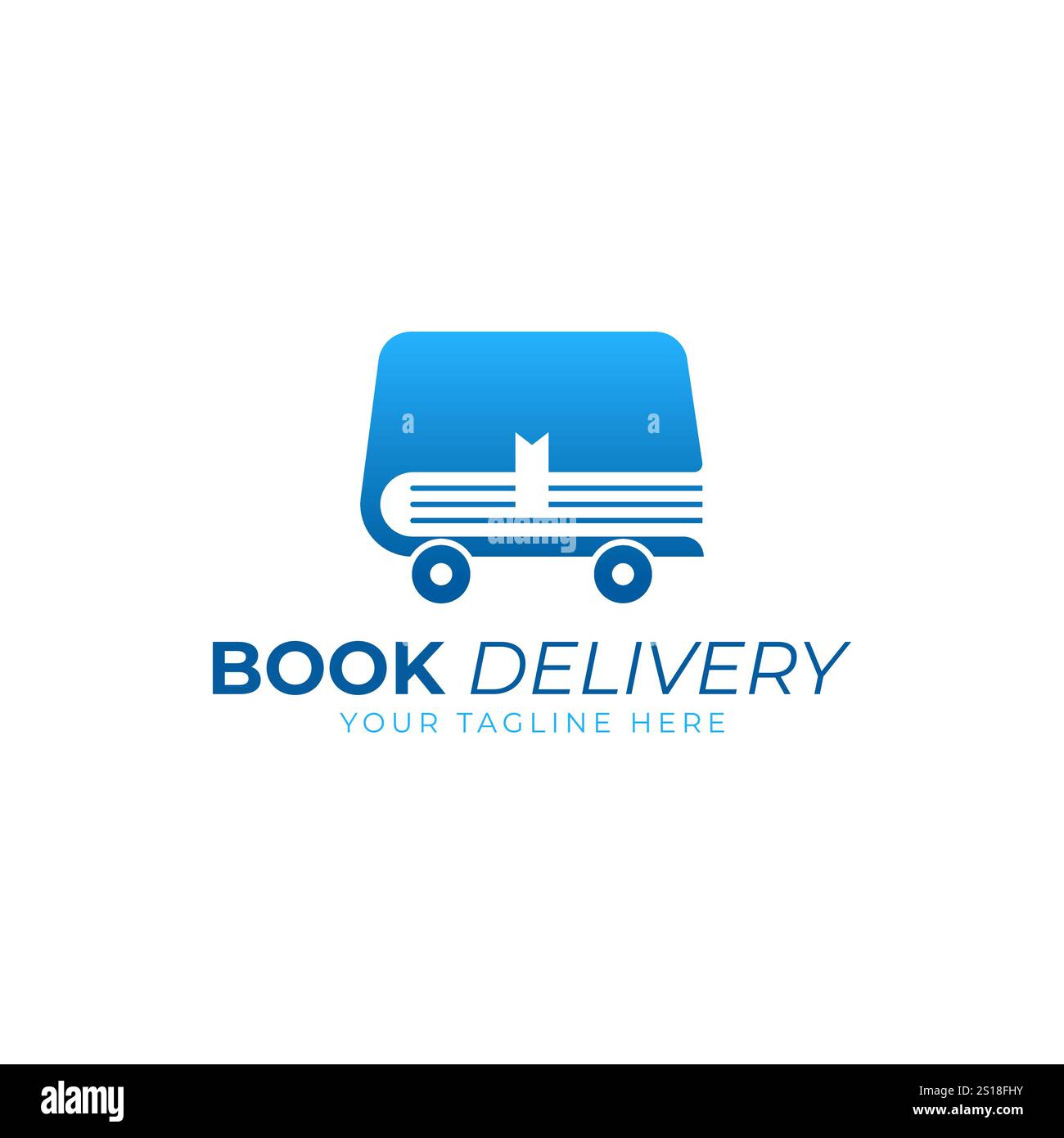 Book Delivery Icon logo design template with wheel car logo design ...