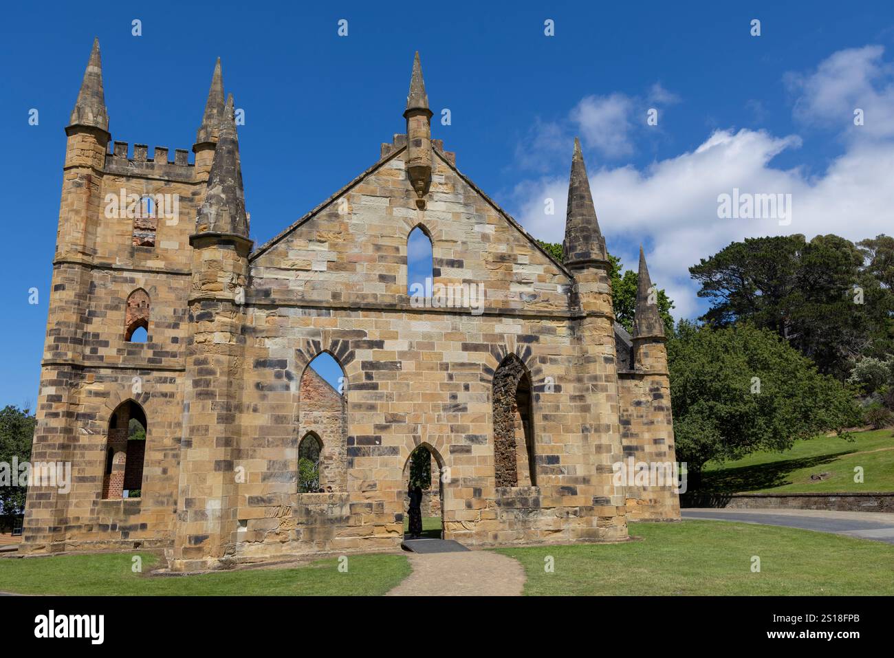 The Church building at Port Arthur historic penal colony where ...