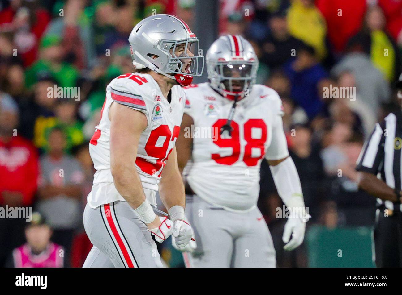 January 1, 2025, Pasadena, California, U.S: Ohio State Buckeyes ...