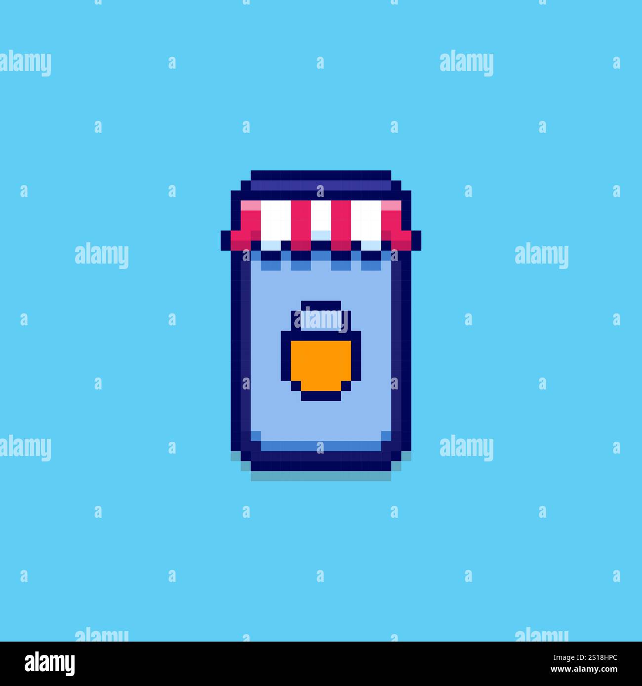 Online shopping goods delivery Stock Vector Images - Alamy