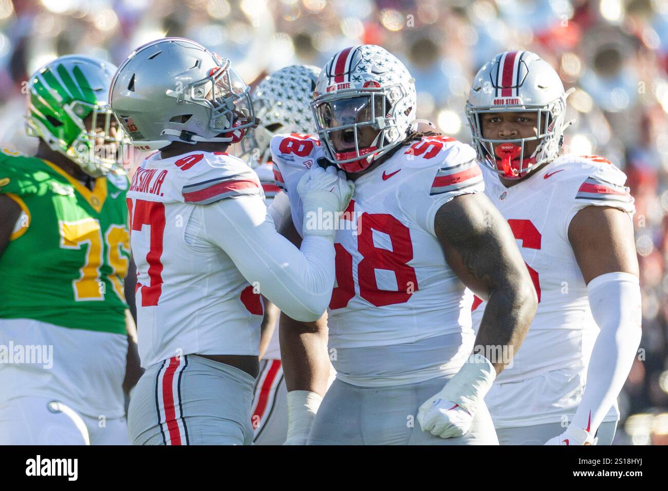 January 1, 2025, Los Angeles, California, United States: Ohio State ...