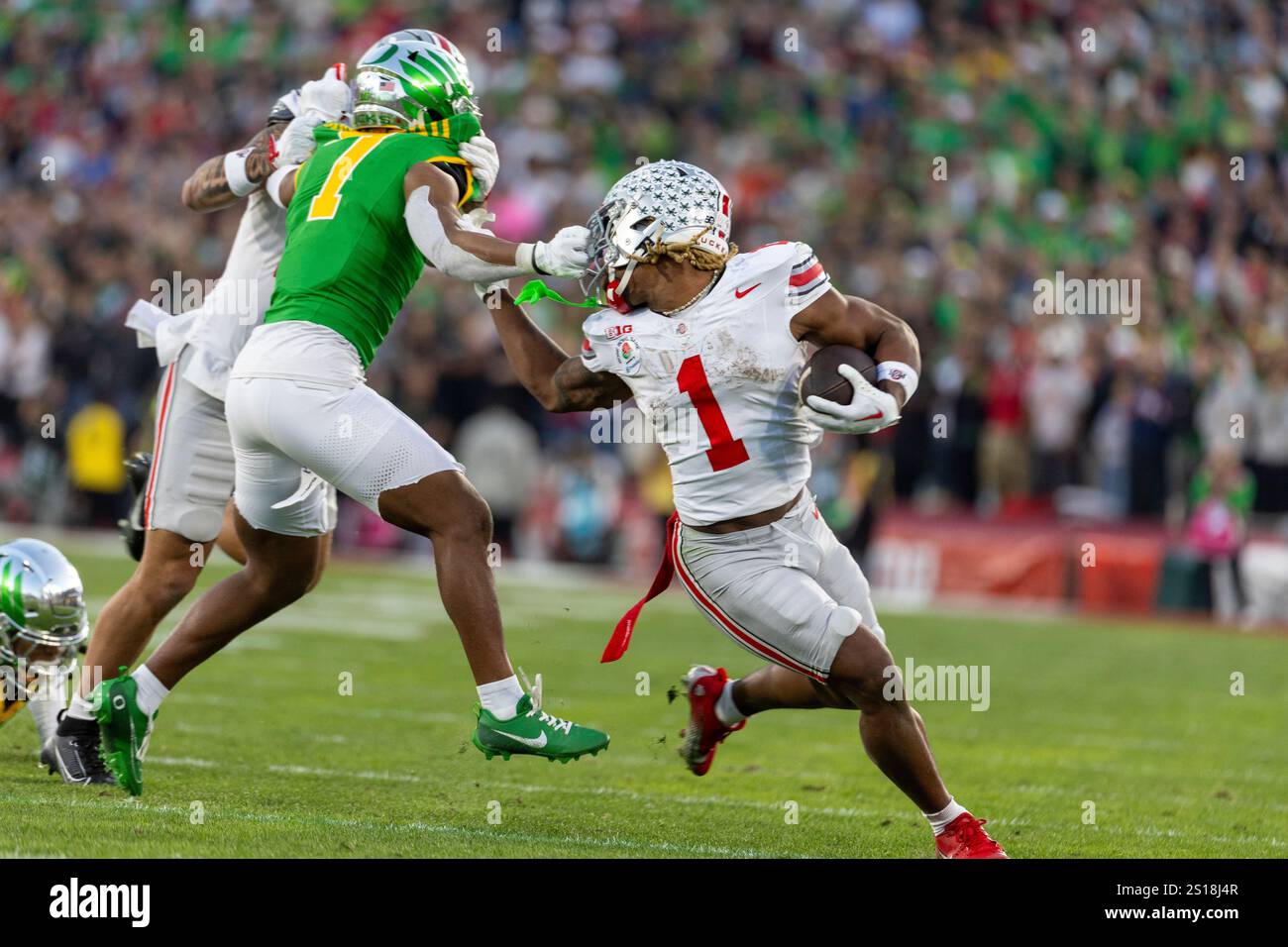 Los Angeles, California, USA. 1st Jan, 2025. Ohio State running back ...