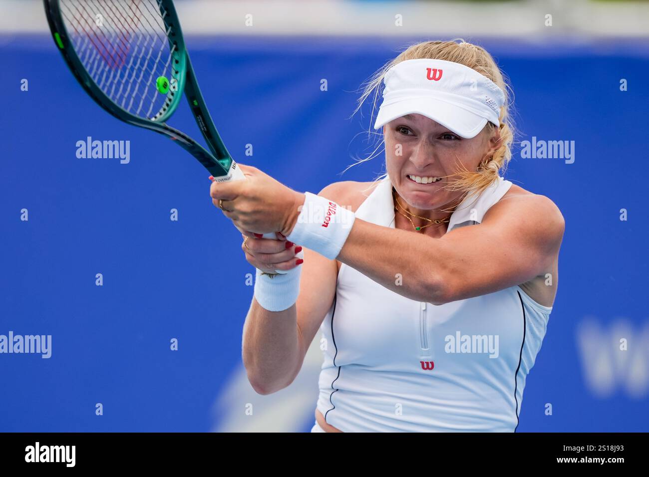 Canberra, Australia; 2nd Jan 2025: Taylah Preston of Australia is ...