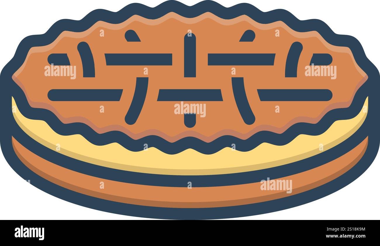Icon for pie, crust Stock Vector Image & Art - Alamy