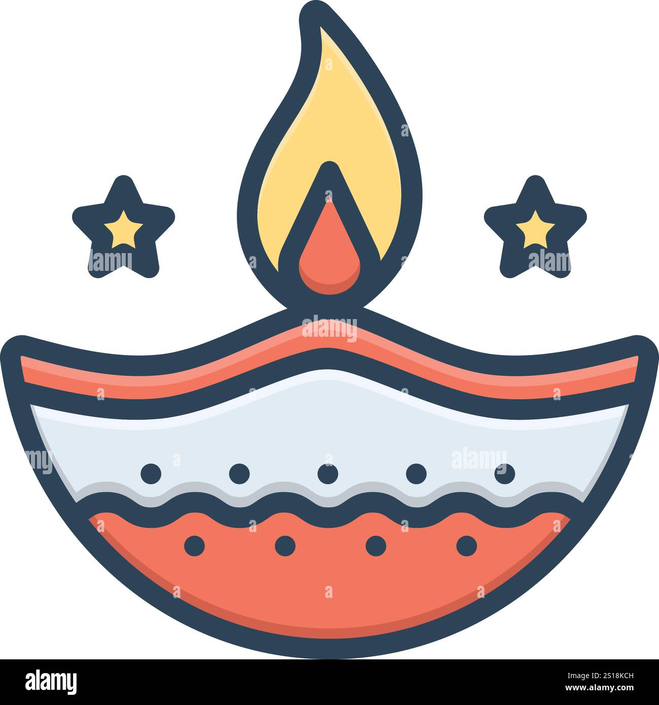 Diya sign Stock Vector Images - Alamy
