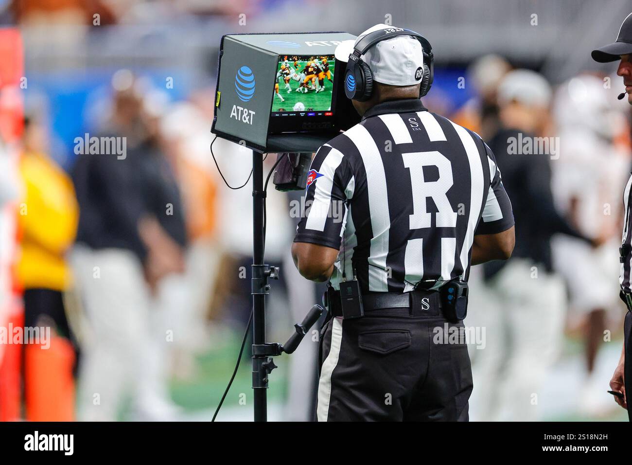 Atlanta, Georgia. 1st Jan, 2025. A play under review during the Chick ...