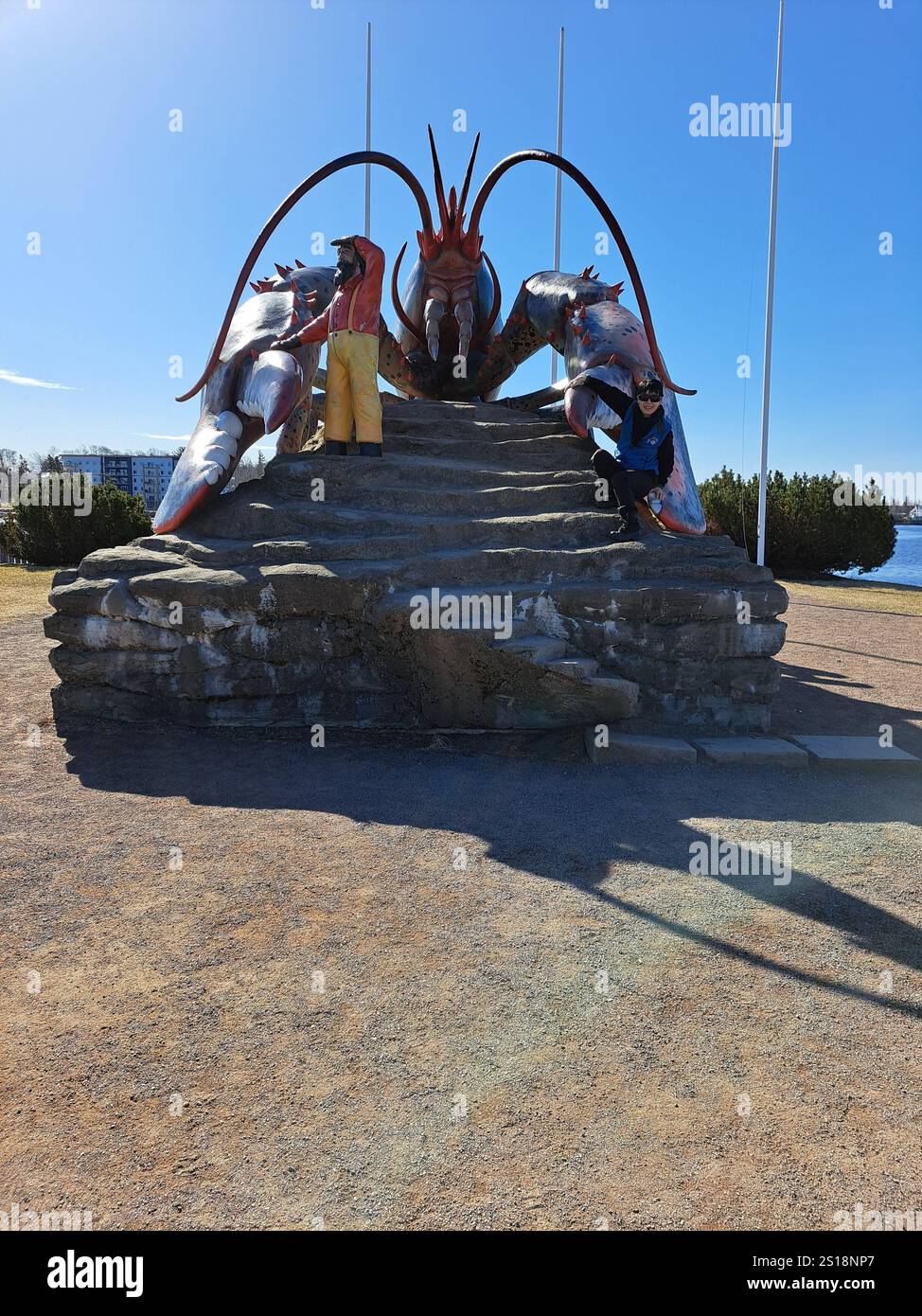 World's largest lobster sculpture in Shediac, New Brunswick, Canada ...