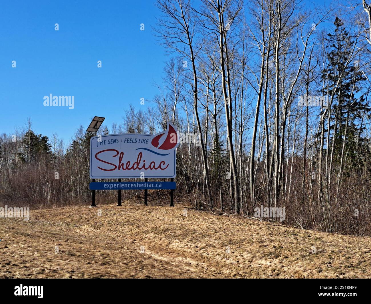 Feels like lobster sign in Shediac, New Brunswick, Canada Stock Photo ...
