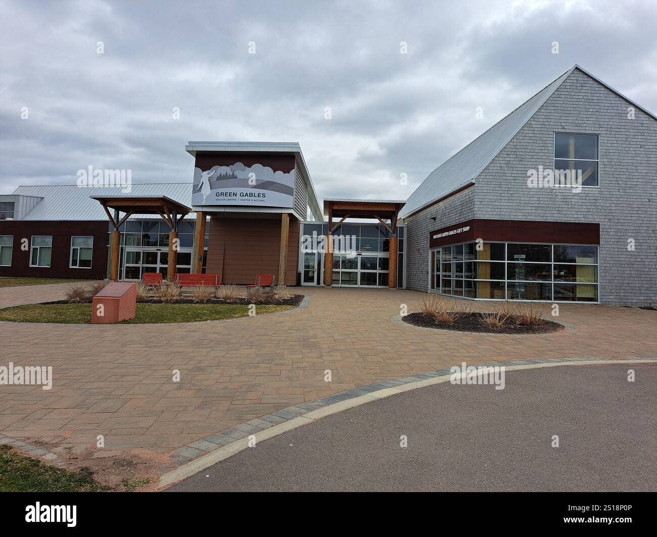 Welcome to Green Gables visitor centre sign in Cavendish, Prince Edward ...