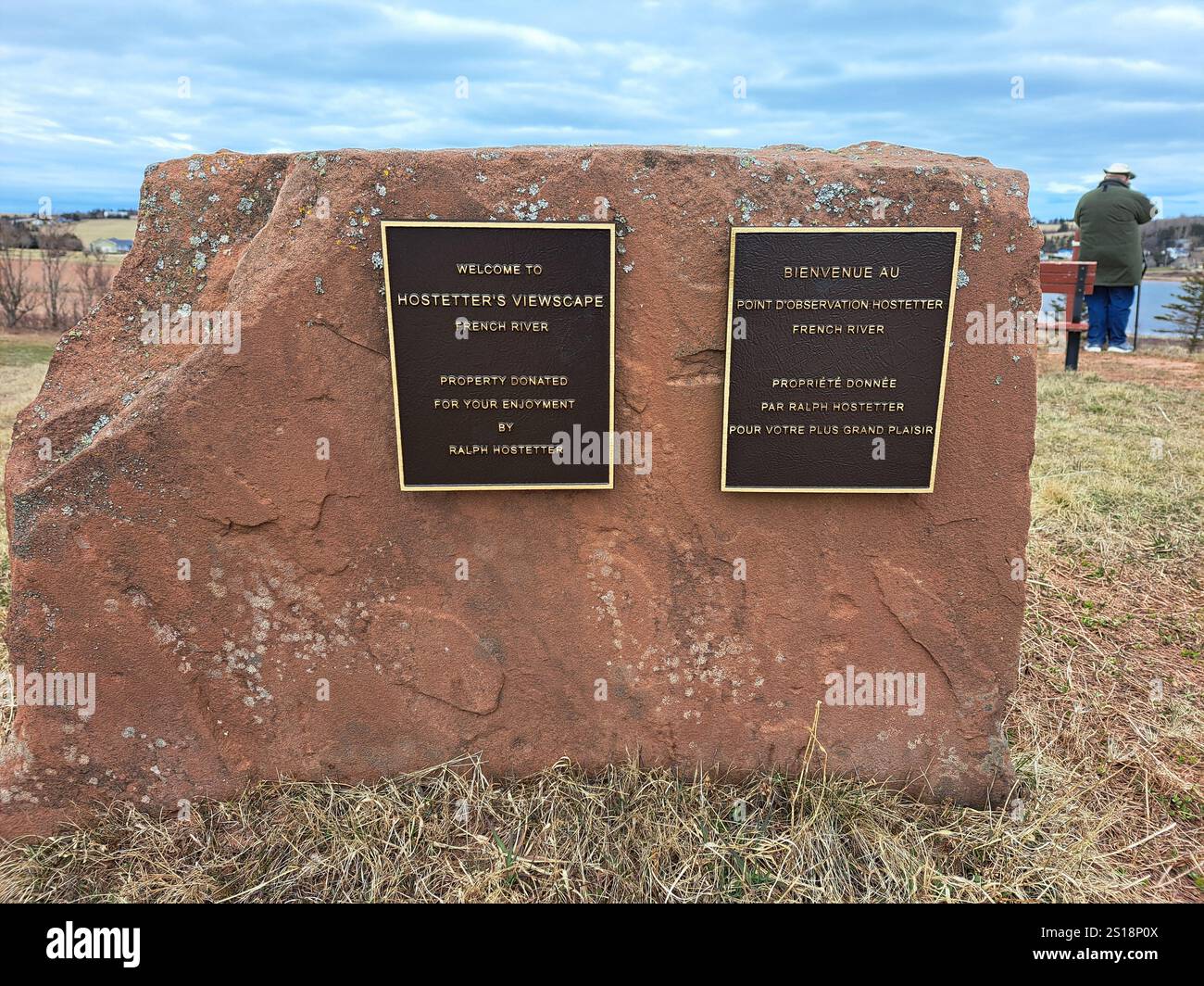 Welcome to Hostetter's View Scape plaque in Park Corner, Prince Edward ...