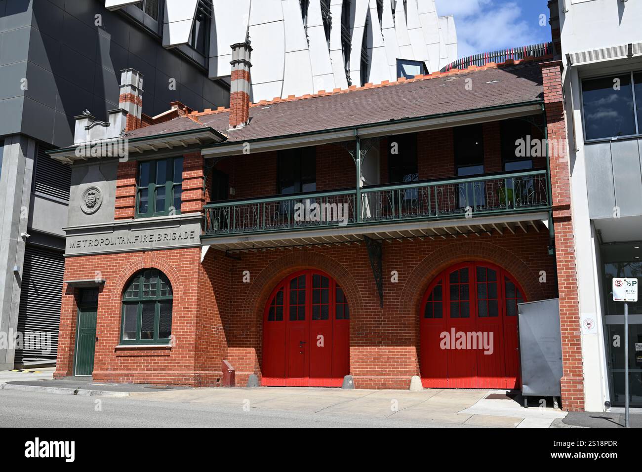 Exterior of decommissioned Hawthorn Fire Station building on William St ...