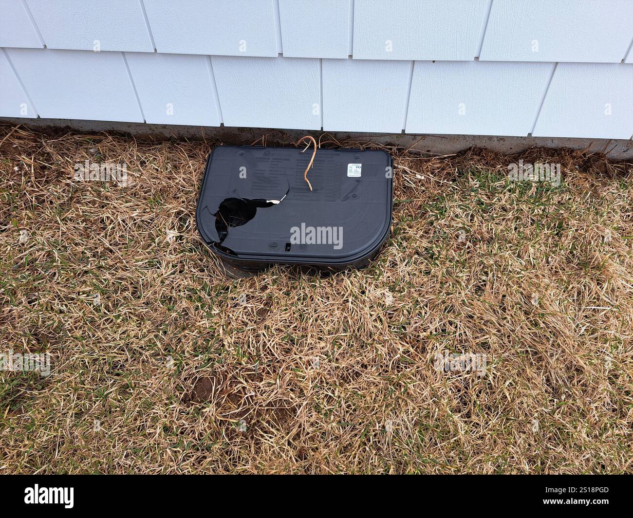 Rat trap at East Point Lighthouse in Prince Edward Island, Canada Stock ...