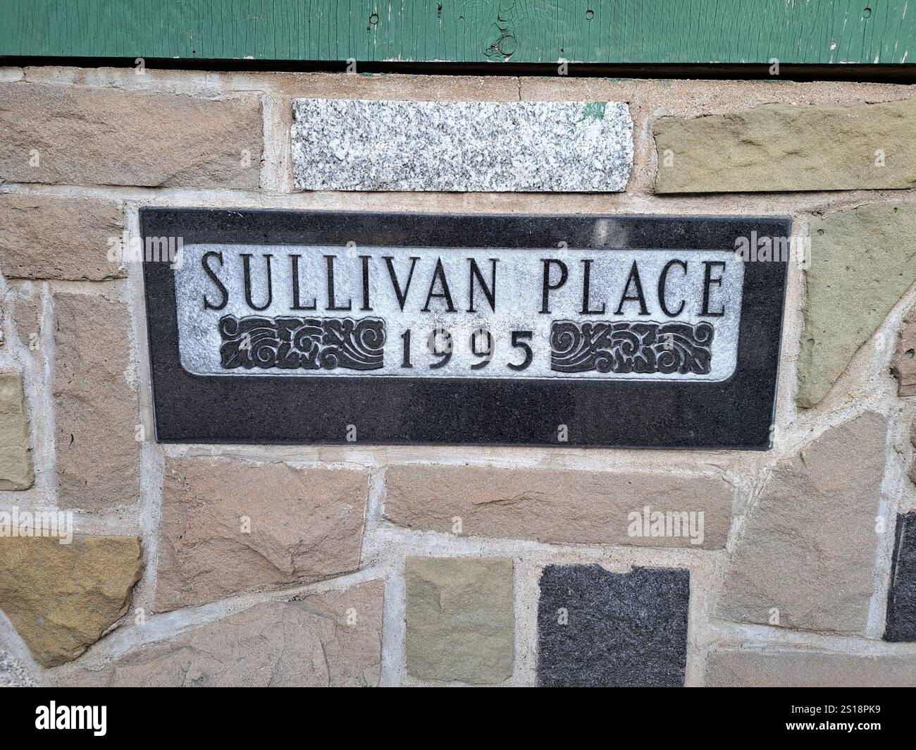 Sullivan Place sign in downtown Antigonish, Nova Scotia, Canada Stock ...