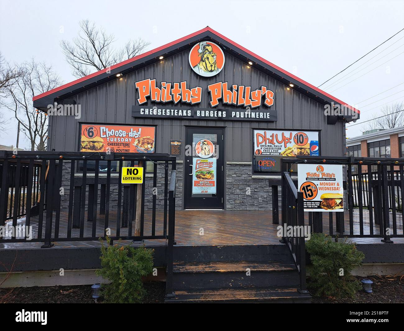 Philthy Philly's restaurant in downtown Sydney, Nova Scotia, Canada ...