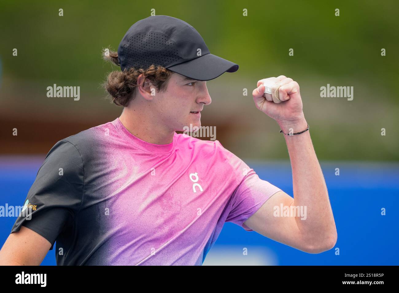 Canberra, Australia; 2nd Jan 2025: Joao Fonseca of Brazil is pictured ...