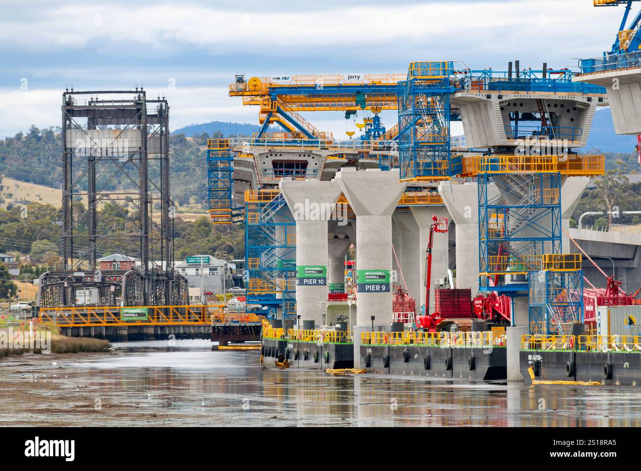Granton, Bridgewater, Hobart Tasmania, Australia - December 30 2024: New Bridgewater bridge ...