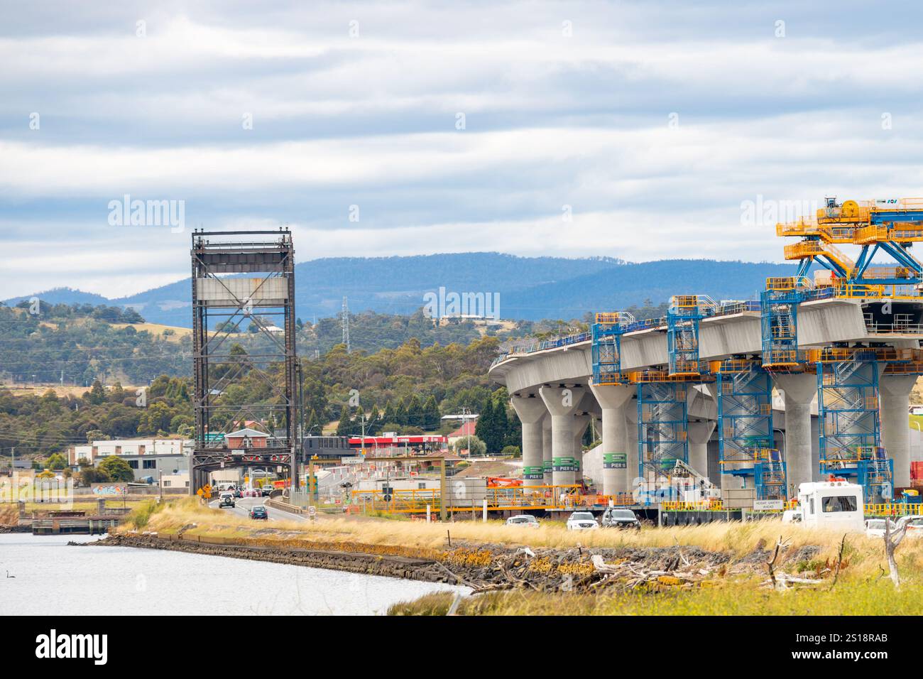 Granton, Bridgewater, Hobart Tasmania, Australia - December 30 2024: New Bridgewater bridge ...