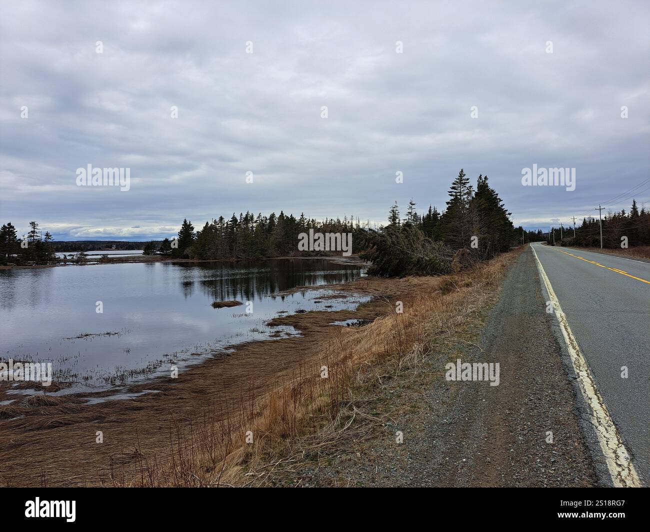 Highway 7 in Moser River, Nova Scotia, Canada Stock Photo - Alamy