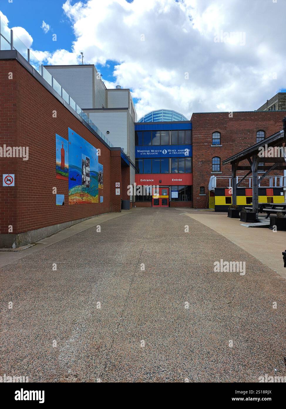 Maritime Museum of the Atlantic at the waterfront boardwalk in Halifax ...