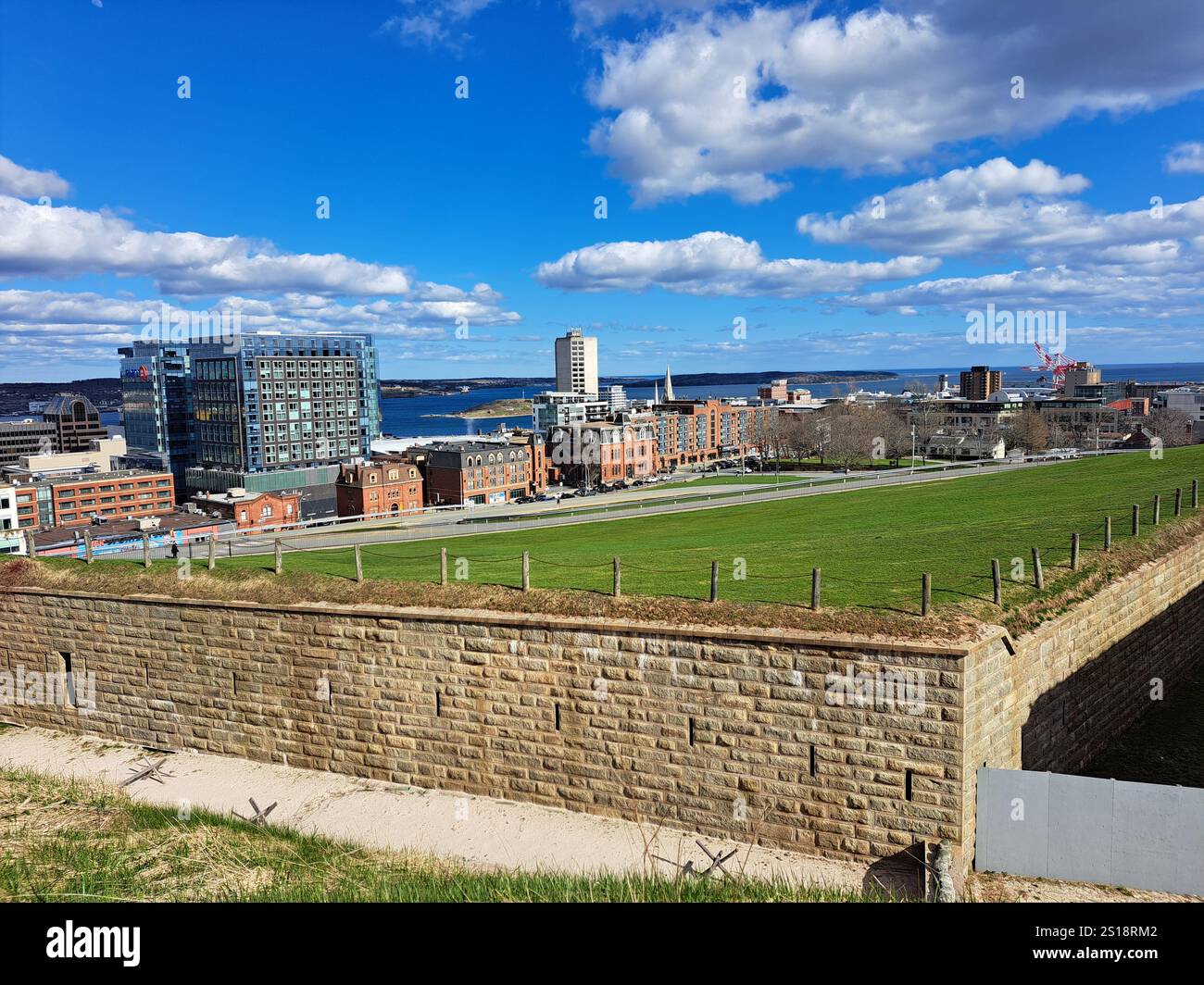View of downtown Halifax from the Citadel in Nova Scotia, Canada Stock ...