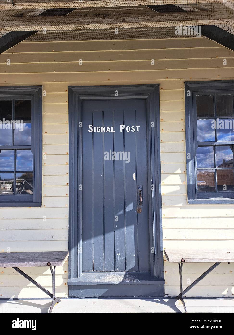 Signal post sign at the Citadel in downtown Halifax, Nova Scotia ...