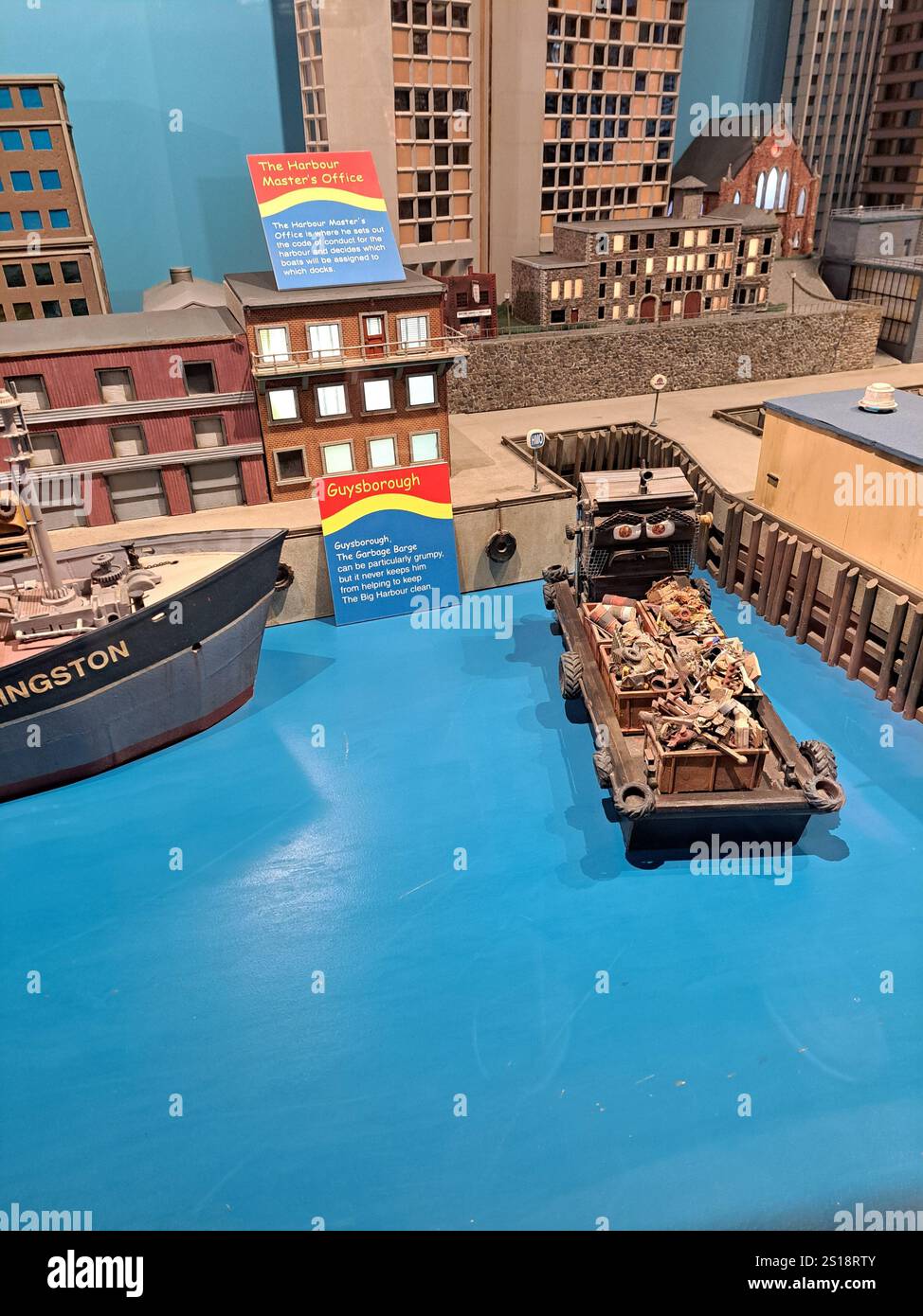 Model of Halifax harbour at the Maritime Museum of the Atlantic at the ...