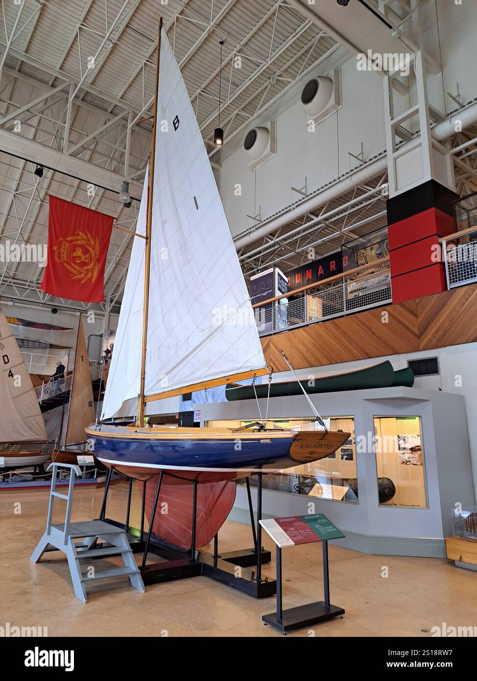 Vagabond, Bluenose class sloop at the Maritime Museum of the Atlantic ...