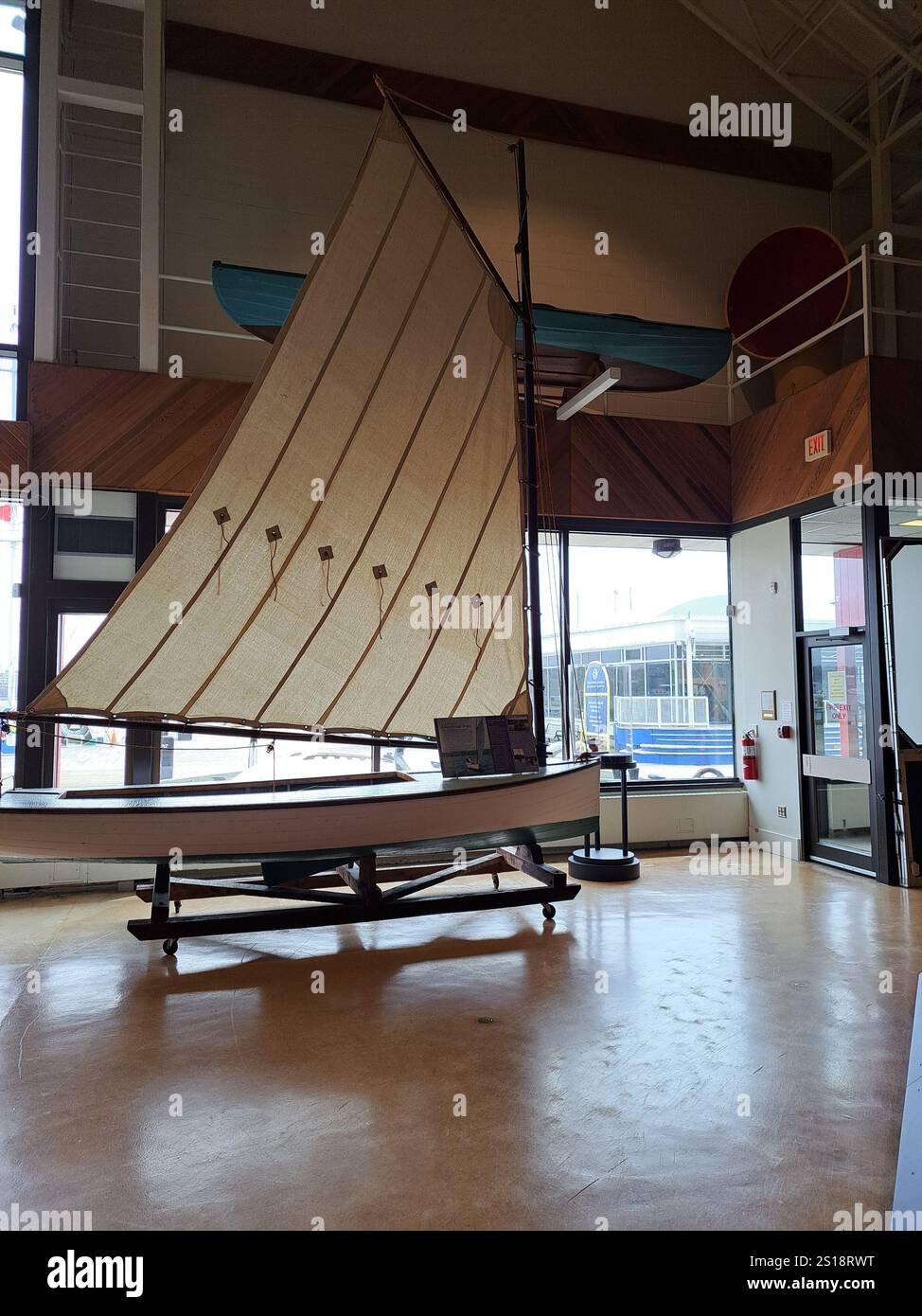 Beinn Bhreagh dinghy at the Maritime Museum of the Atlantic at the ...