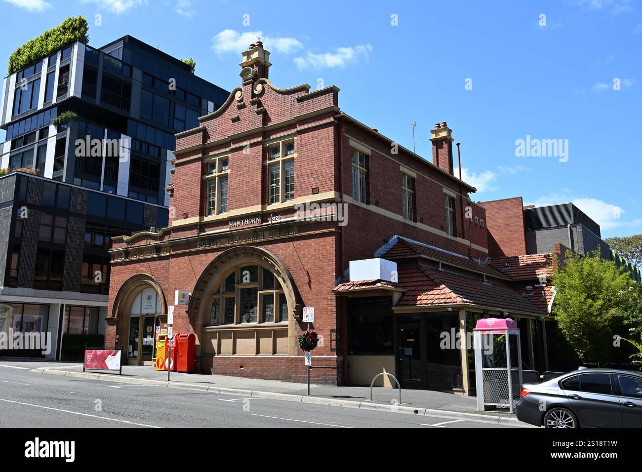 Old red brick Hawthorn Post Office building, previously home to ...