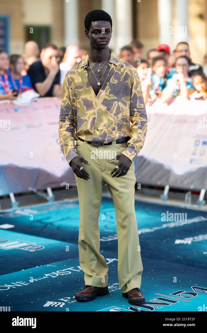 Giffoni Valle Piana, Italy. 21st July, 2024. Moustapha Fall attends the ...