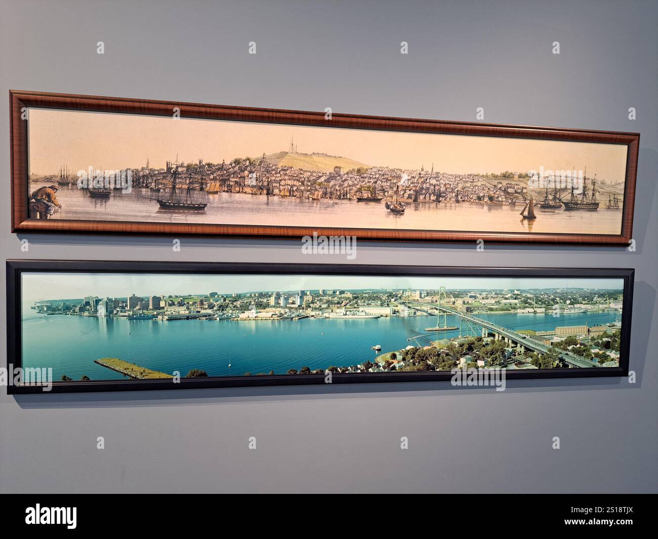 Historic and modern paintings of Halifax at Canadian Museum of ...