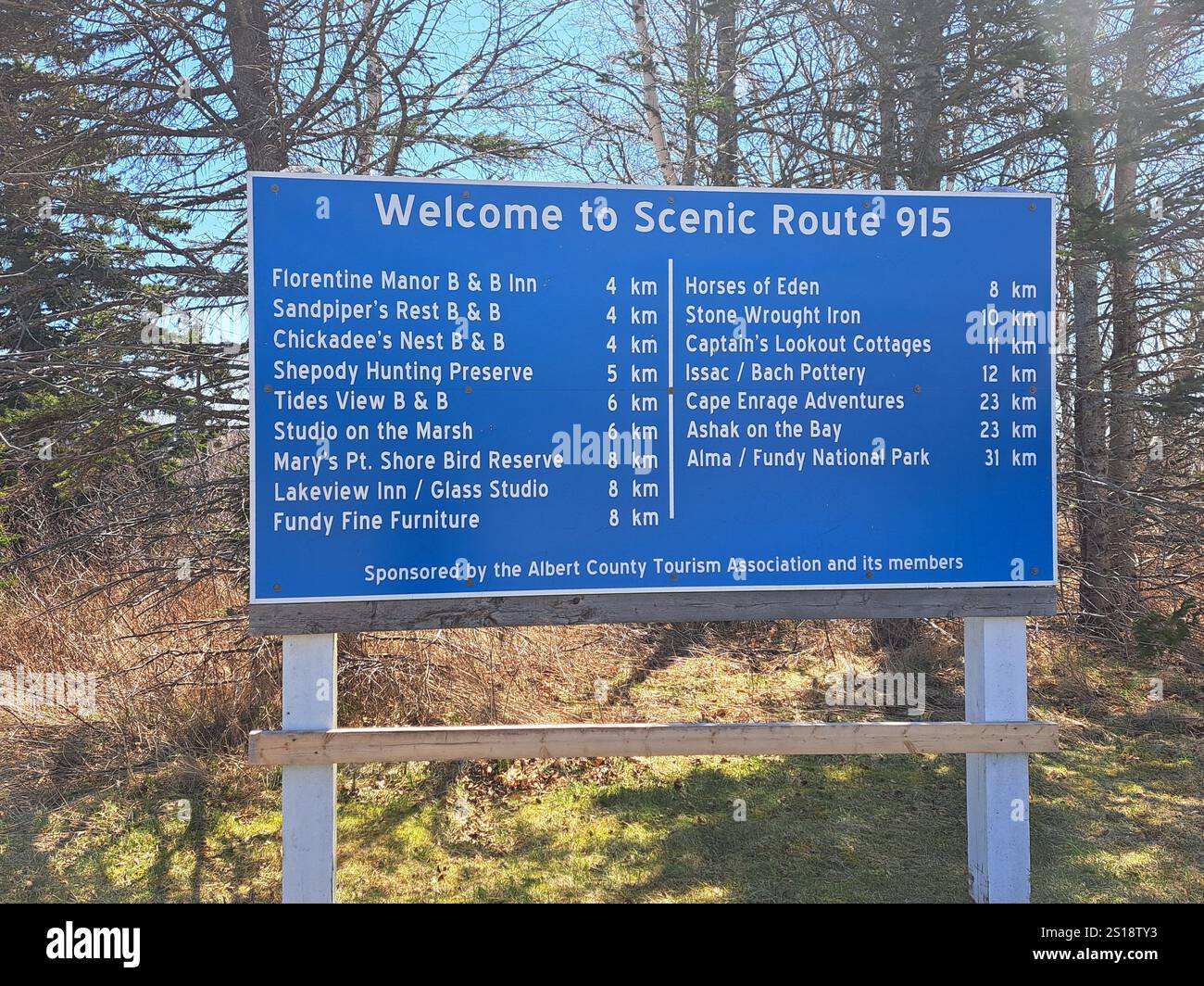 Welcome albert canada sign hi-res stock photography and images - Alamy