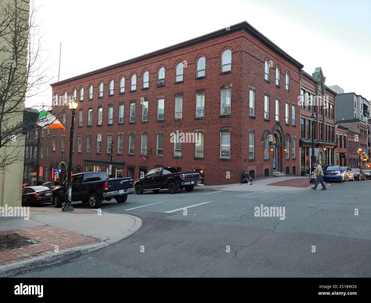 Corner of Canterbury and Princess Street in downtown Saint John, New ...
