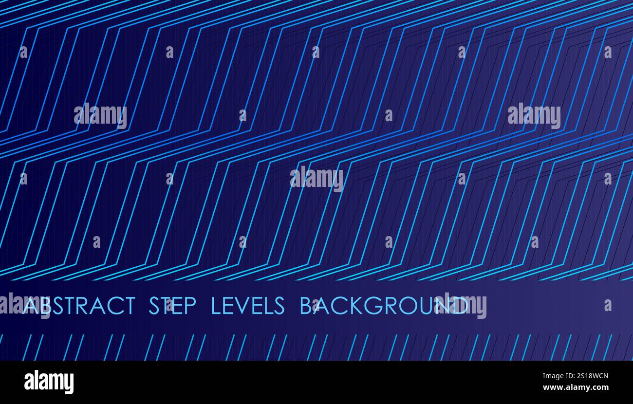 Horizontal step grid abstract background with artificial network, cover ...