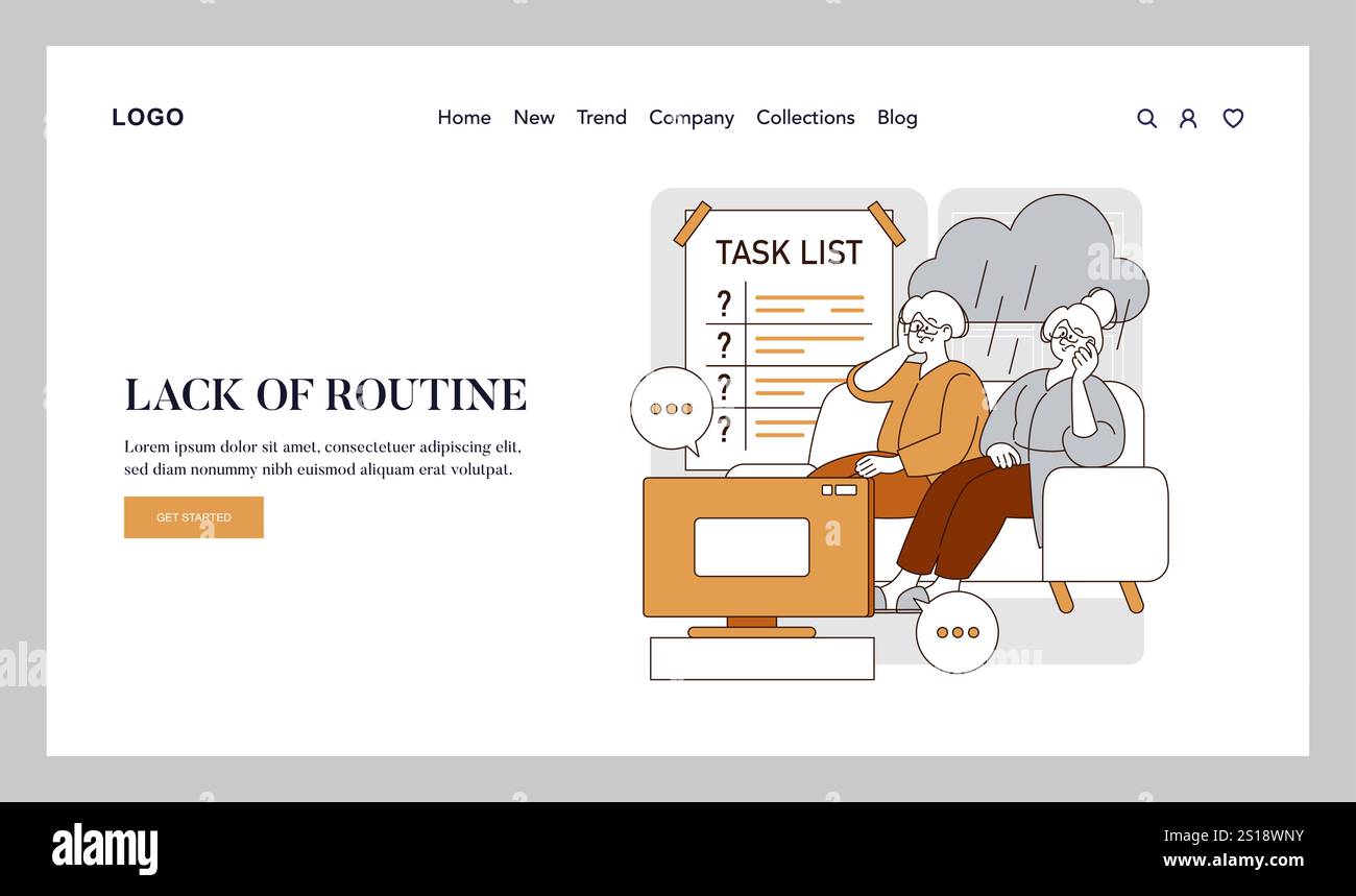 Retirement challenge concept. Elderly couple facing uncertainty ...