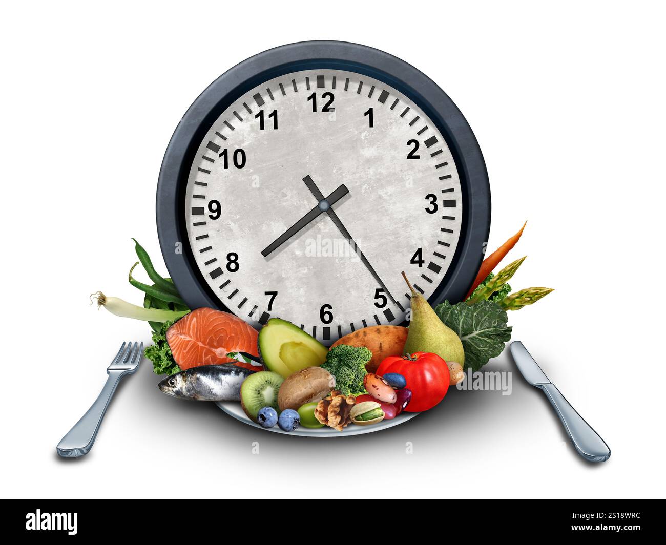 Time Based Fasting or chrono-fast to lose weight involving nutrition ...